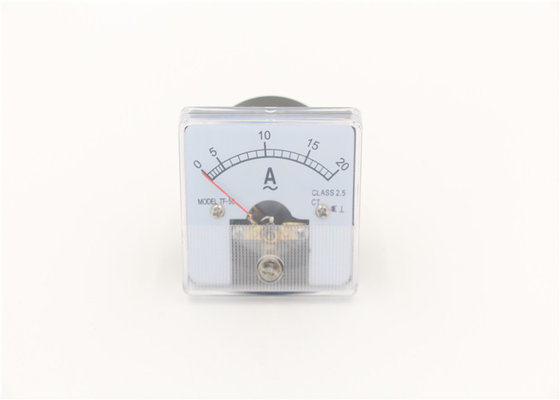 50*50mm Series Analog Panel Amp Meter ABS Plastic 0-20A AC Ampere Meter