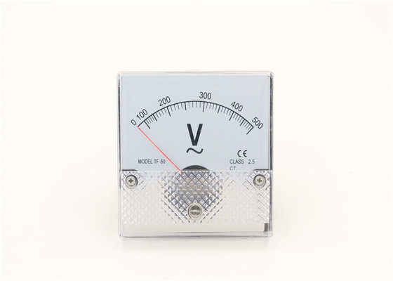 80*80mm Analog Panel Voltmeter Analog Volt Ohm Meter 2.5 Class Accuracy