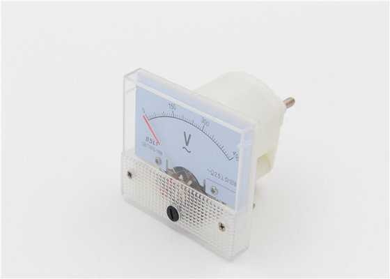 Analog Panel Electric Voltage Meter TBT Flame - Retardant Plastic Material