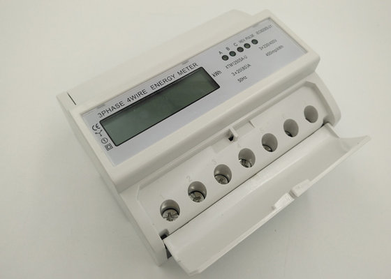 Smart Din Rail Mounted Power Meter Digital Dc Electric Current Voltage Display