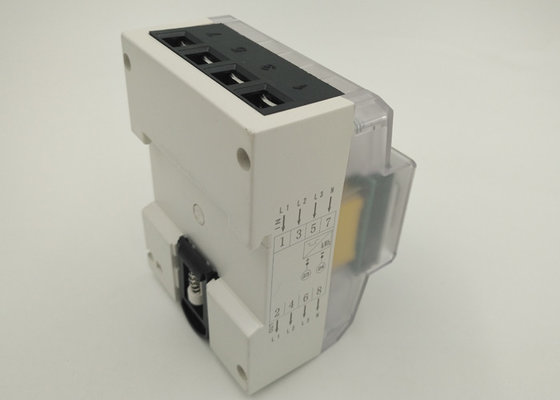 Active Electric Din Rail Power Meter Four Module LCD Display Type 3 Phase