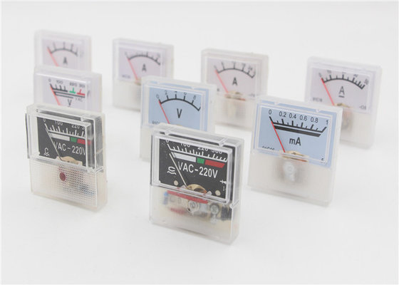 Square Analog Voltmeter Panel Mount For Voltage Stabilizer And Automatic Charger