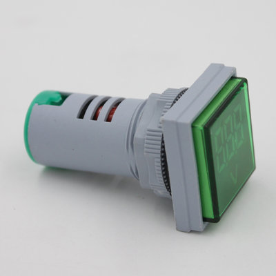 Plastic 600V Led Power Indicator Light Green Panel Mount Indicator Lamps